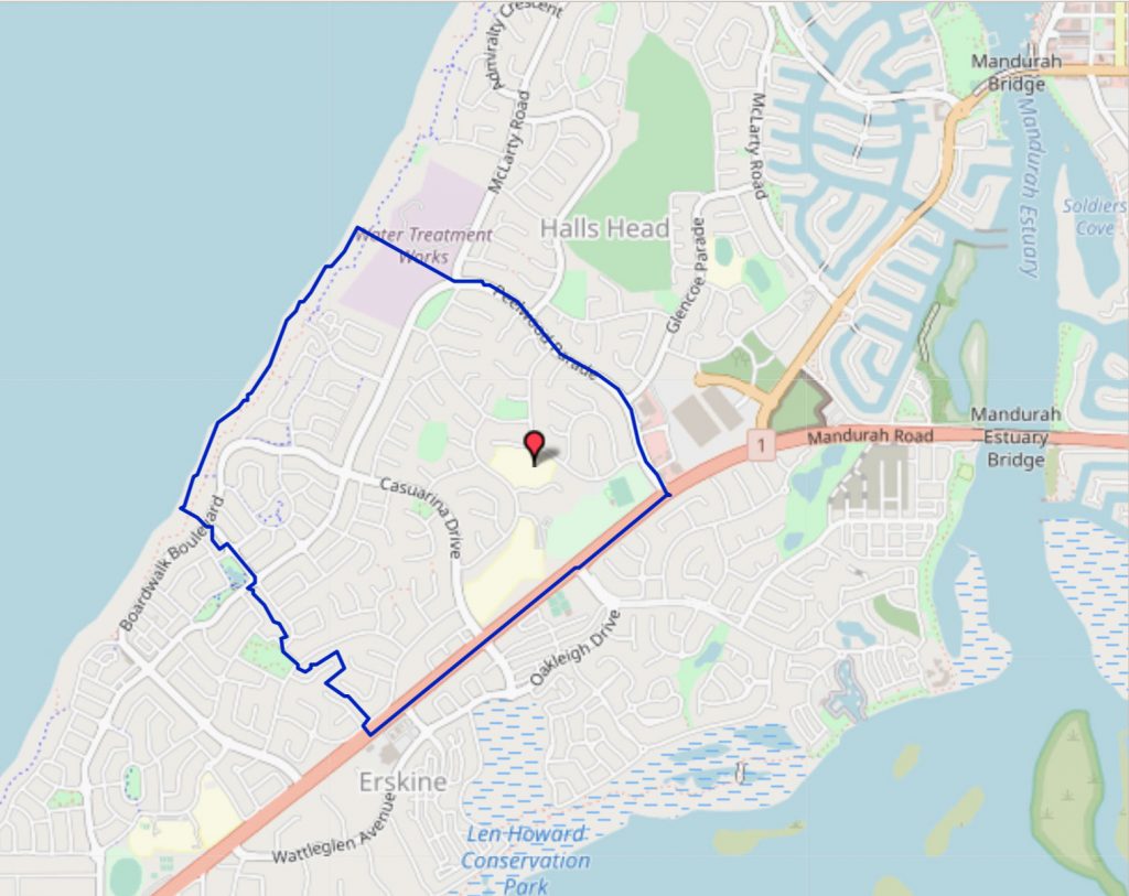 Intake area - Halls Head Primary School